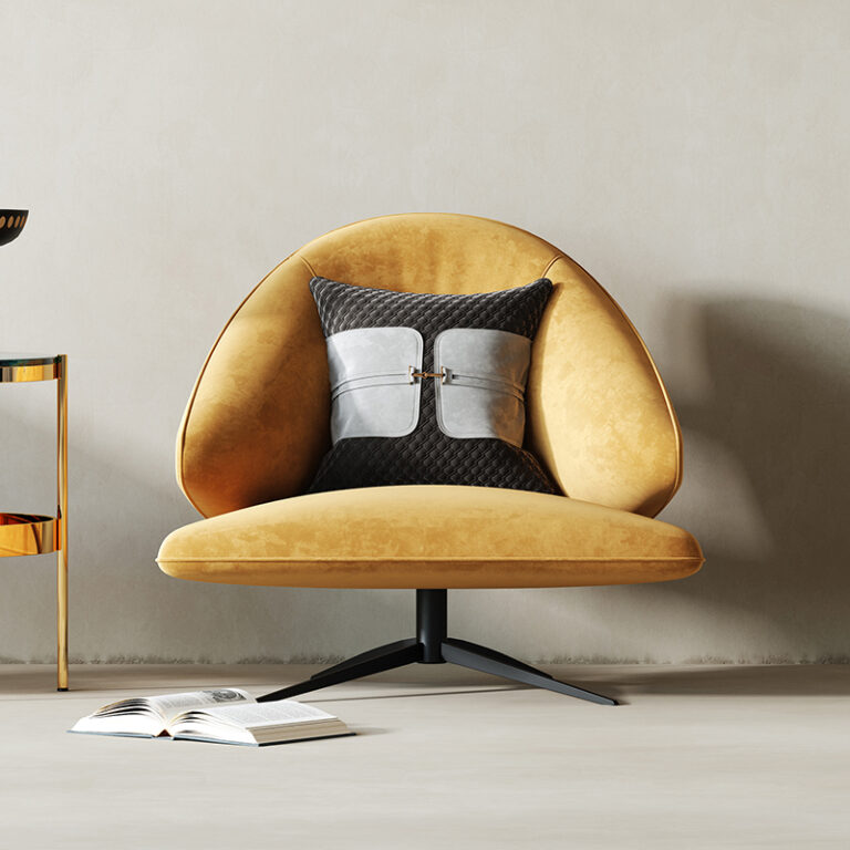 Accent Chair Light Luxury Nordic Home Single Sofa Modern – QD casa